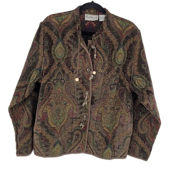 Flashback | Jackets & Coats | Flashback Womens Xl Damask Carpet ...